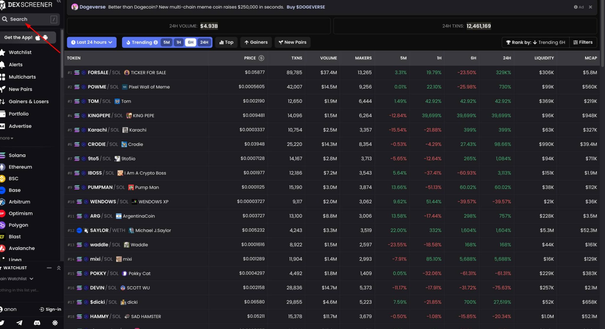How to Use Dex Screener: 2024 Guide - tastycrypto